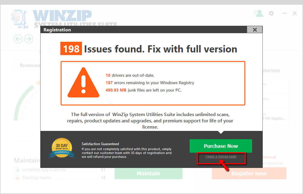 How do I activate or register System Utilities Suite on my computer?